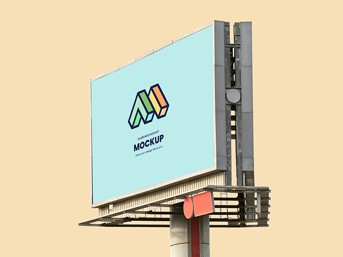 Sky Outdoor Billboard Mockup Generator - MockupBro